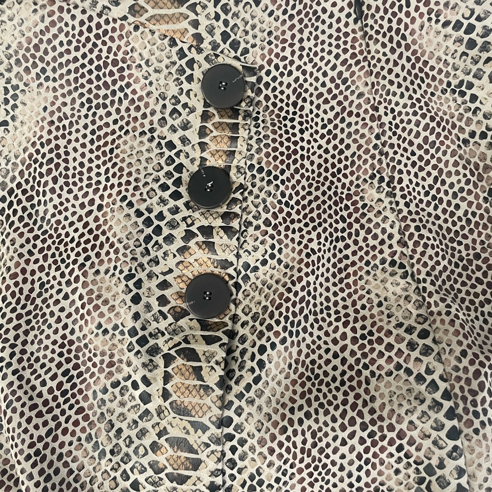 Zara Snake Print Skort - Gem
